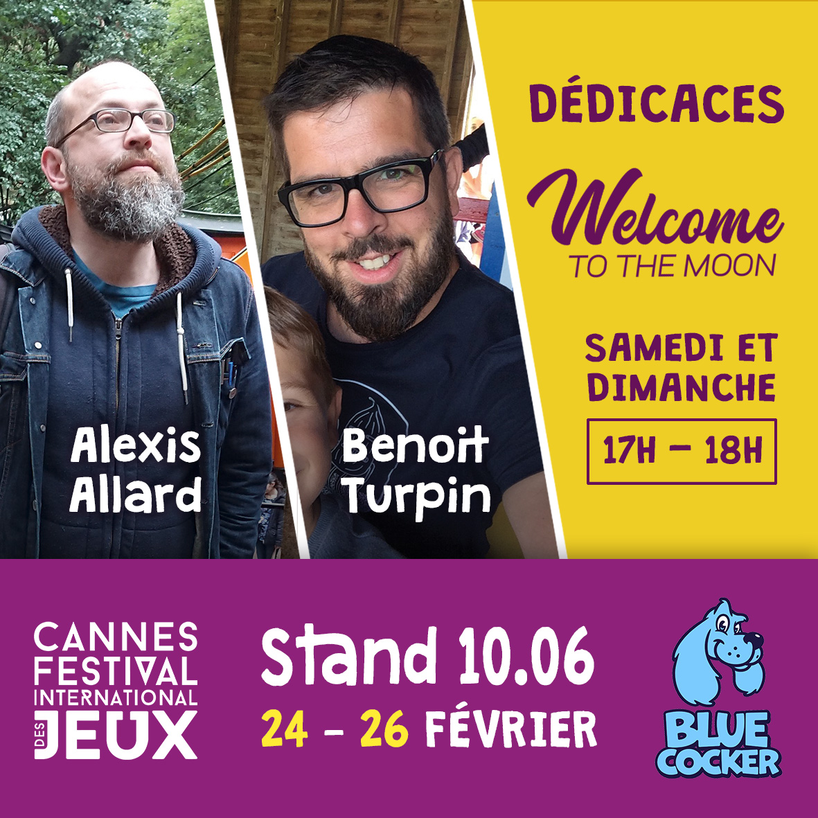 Dédicaces de Benoit Turpin et Alexis Allard, auteurs de Welcome to the ...
