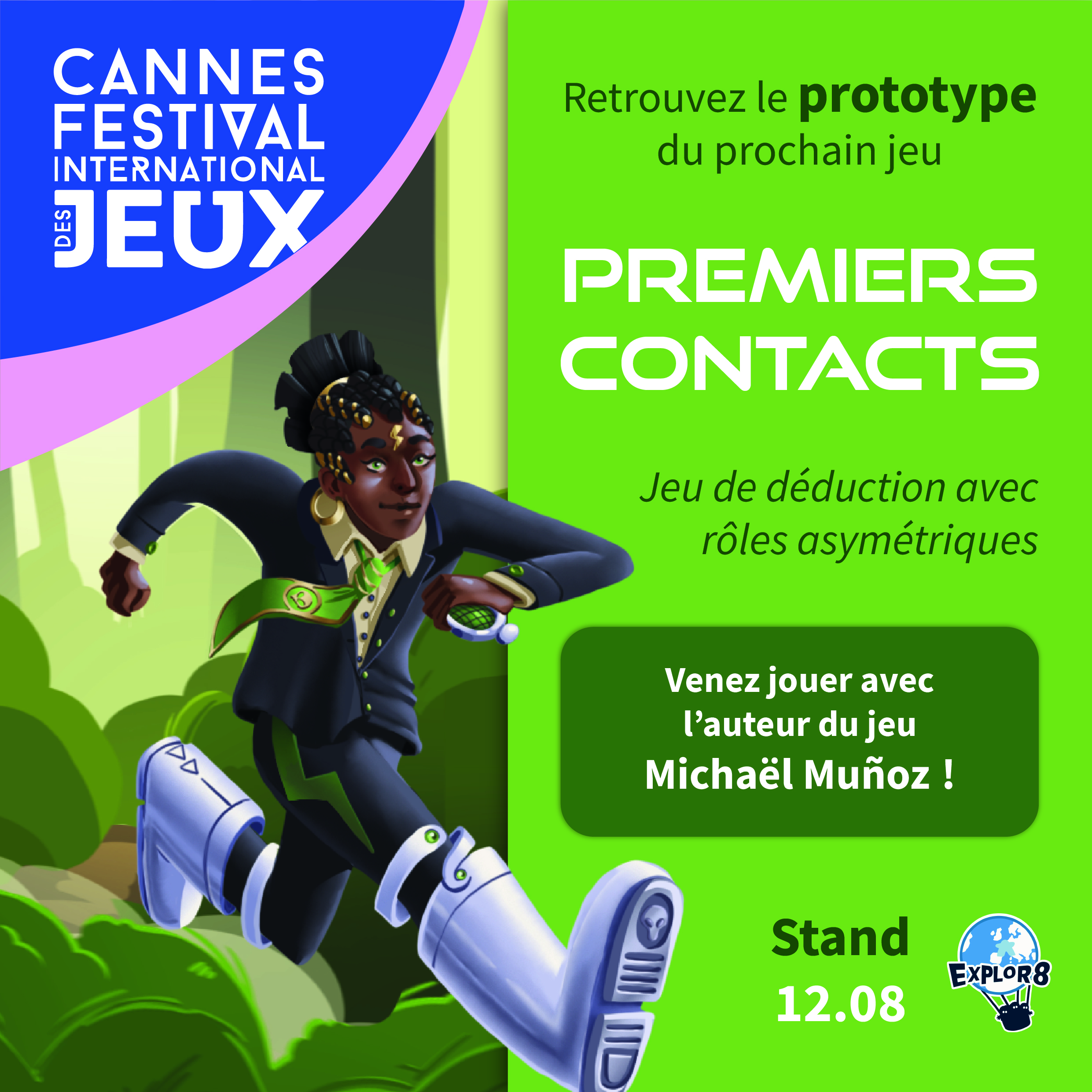Jouez à Premiers Contacts (prototype) avec son auteur Michael Munoz ...